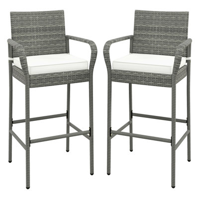 Sol 72 Outdoor Stratford 30 Patio Bar Stool Reviews Wayfair